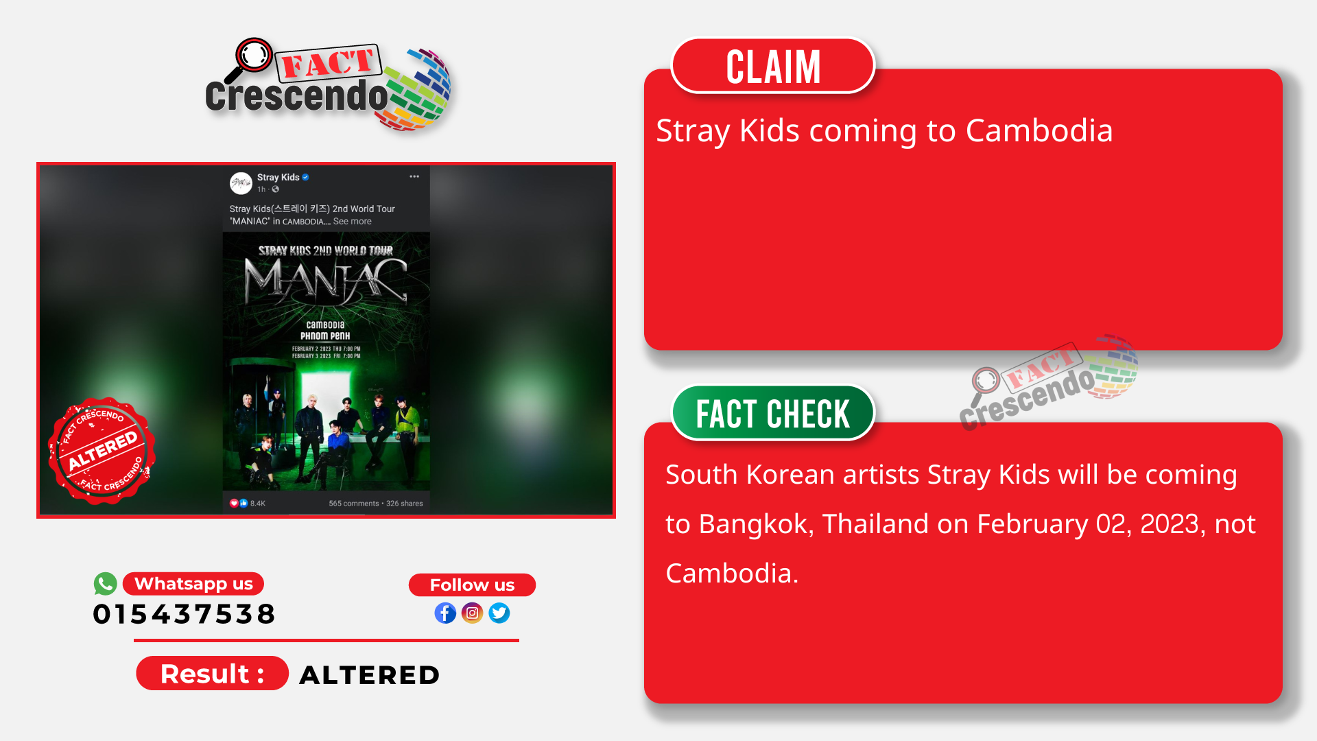 Korean Boy Band Falsely Claimed as Coming to Cambodia - Fact Crescendo Cambodia English